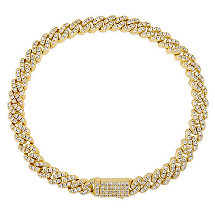 6mm Moissanite Mini cuban link chain for women – BlackSoldierDesigns