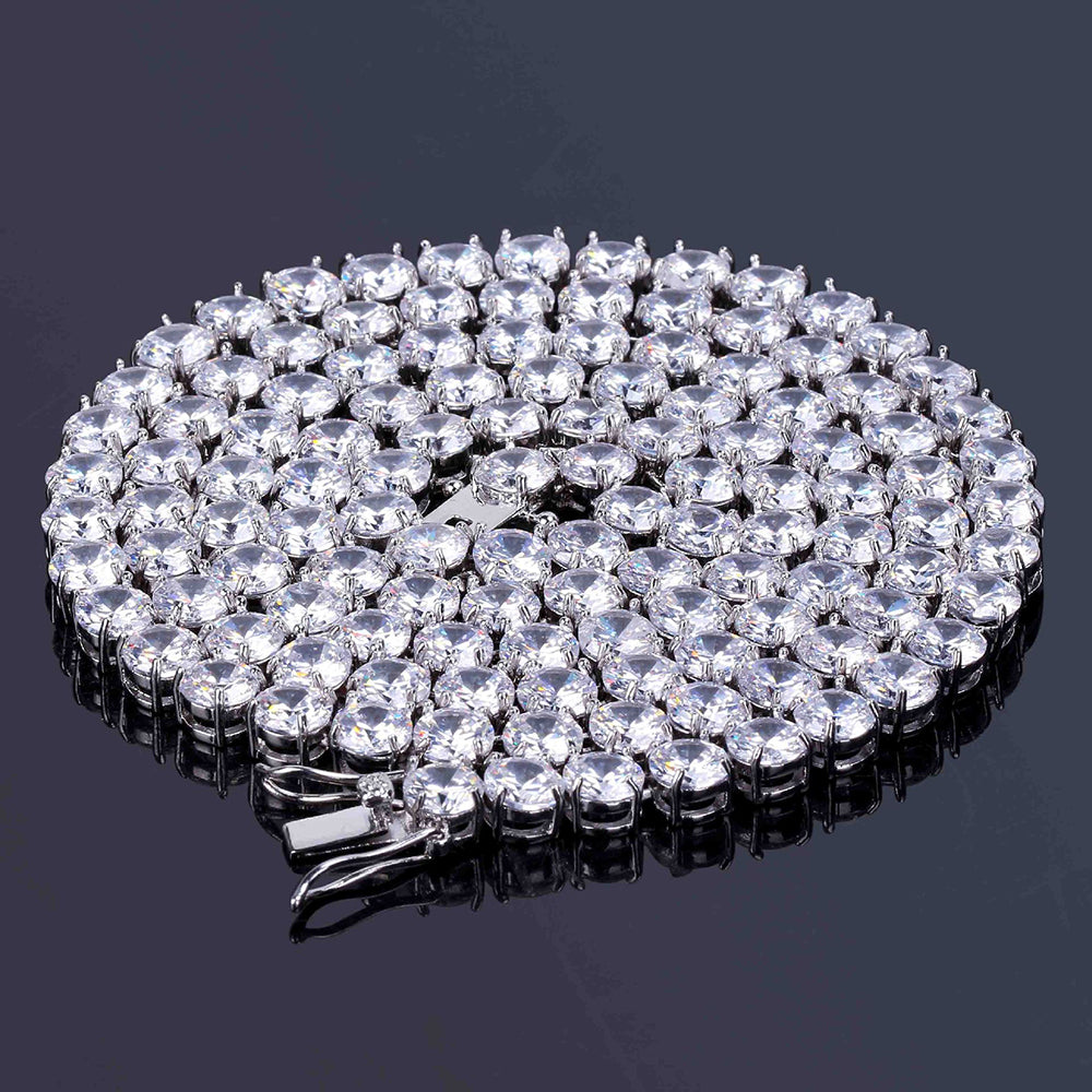 Iced Out Tennis Chain Necklace Women – BlackSoldierDesigns